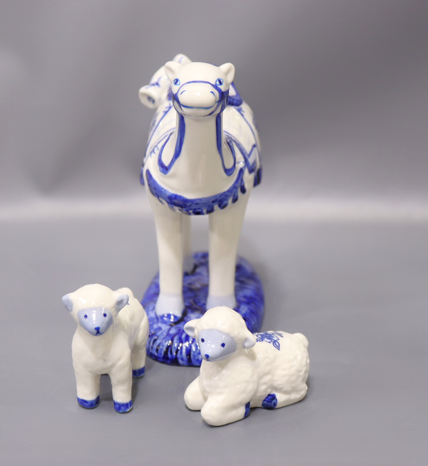 Kurt S. Adler 11-piece Porcelain Delft Blue Nativity Set J4020 for sale ...