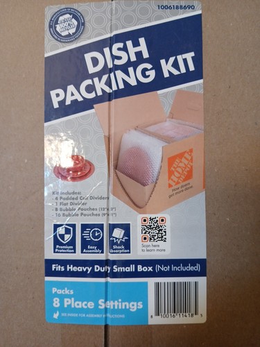 Dish Packing Kit for Kitchen 8 Place Settings Pratt | eBay