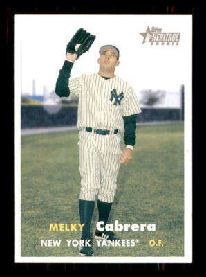 2006 Baseball Topps Heritage Melky Cabrera New York Yankees #466 | eBay