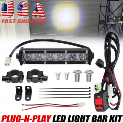 Plug&Play LED Headlight Kit Spotlight For Honda CRF250F 19-22 CRF110F ...