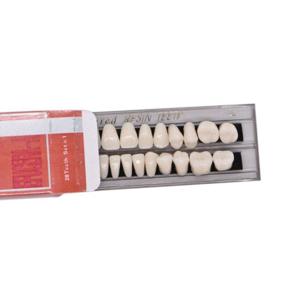 1 Set Dental Acrylic Resin Teeth Denture Full Set Upper Lower Shade 23 ...