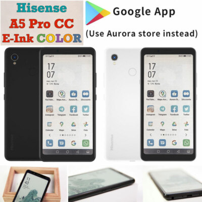4G LTE Hisense A5 PRO CC Color Ink Screen e-Book Reader Smartphone ...