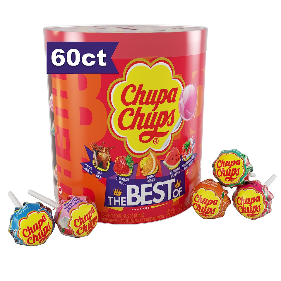 Chupa Chups ‘Best Of’ Halloween Trick or Treat Candy Lollipop Variety ...