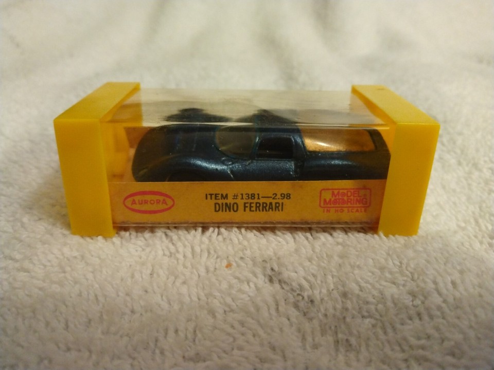 Vintage Aurora Model Motoring Dino Ferrari 1381 with box | eBay