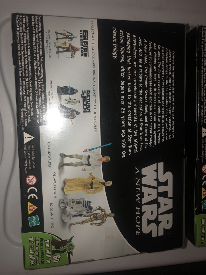 2004 Star Wars Commemorative Trilogy DVD Collection Figures Full Set of ...