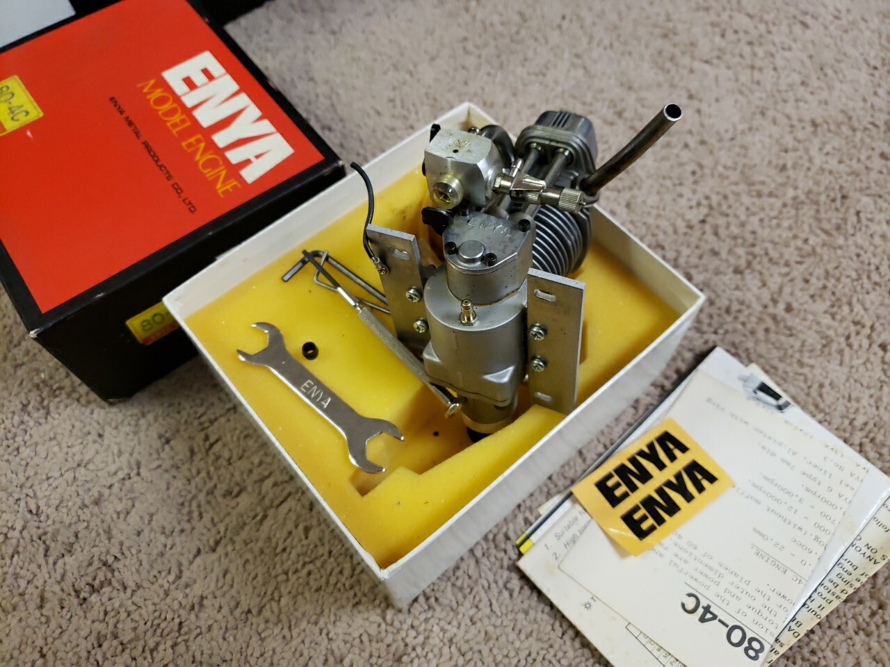 ENYA Engine - Enya 80 four stroke - Clean | eBay