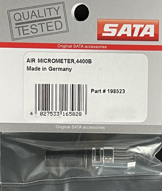 SATA Minijet 4400b Air Micrometer Assembly #198523 for sale online | eBay