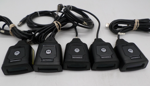 LOT OF 5 Zebra DS457-SR Fixed Mount Barcode Scanner w/ USB Cable DS457 ...
