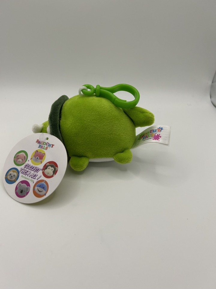 Smoochy Pals Green Triceratops Clip‑On Plush Backpack Keychain | eBay