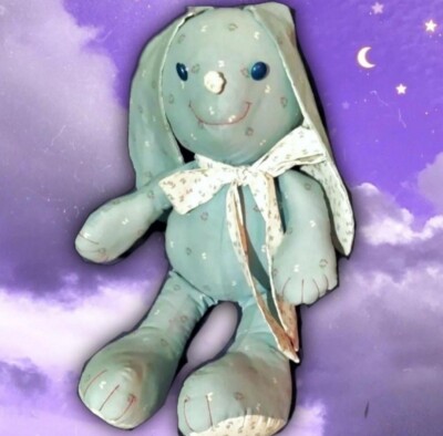 Adorable Vintage handmade baby blue bunny | eBay