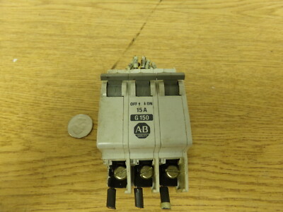 Allen Bradley G150 15A 1492-CB3 circuit Breaker *FREE SHIPPING* | eBay