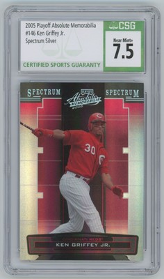 2005 Playoff Absolute Memorabilia Spectrum Silver Ken Griffey Jr. CSG ...