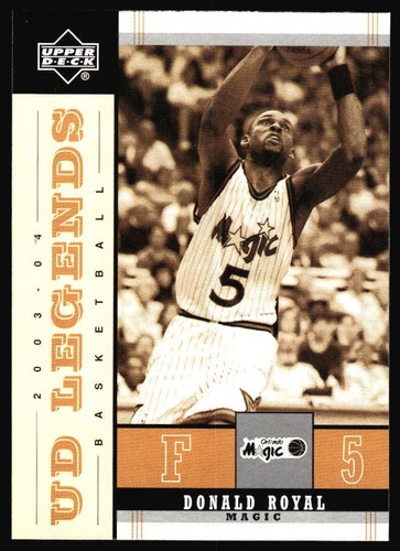 2003 Upper Deck Legends Donald Royal #63 Orlando Magic | eBay