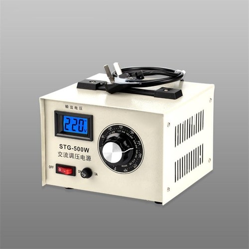 AC Power Single Phase Voltage Regulator Liquid Crystal Display 0-300V ...