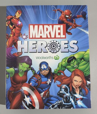 Woolworths Marvel Heroes Set 42 Discs Collector Case Album Complete ...