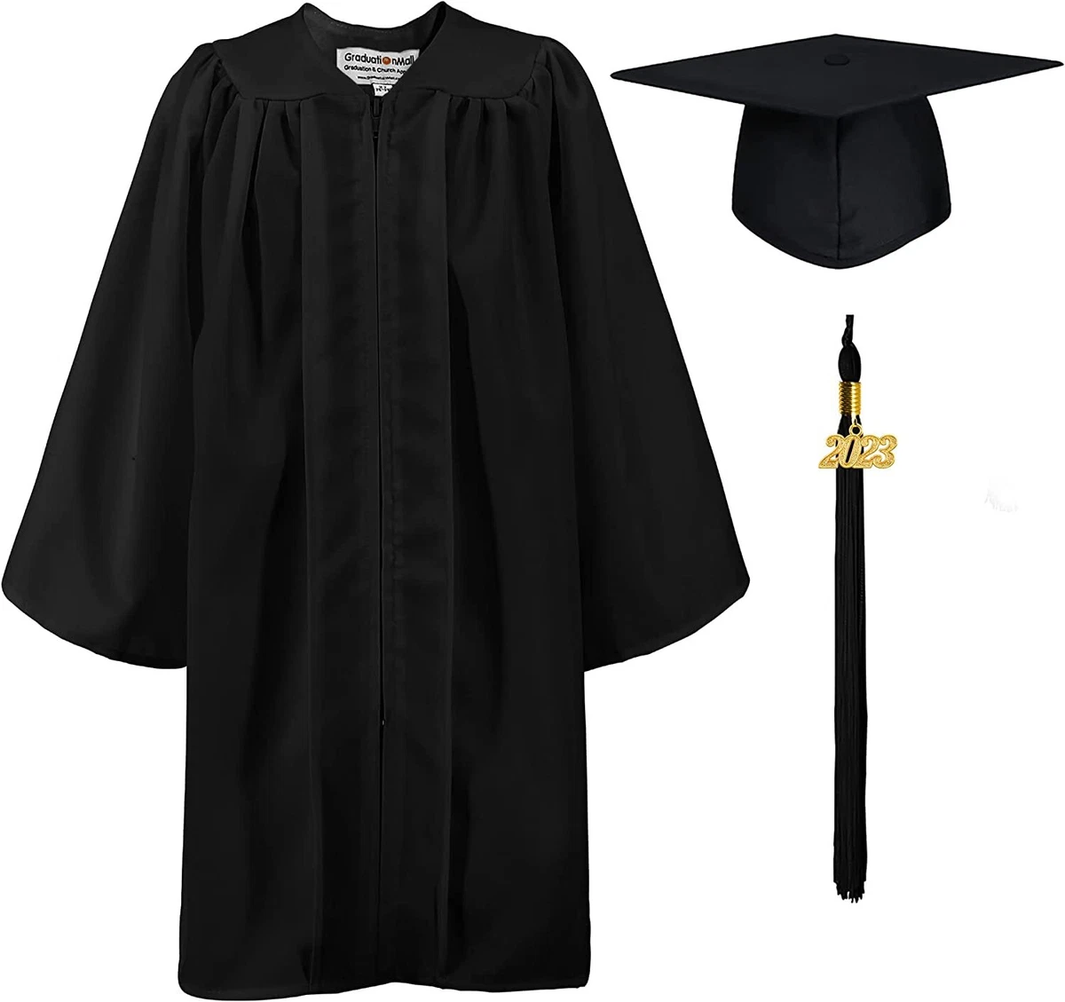 White High School Graduation Gowns Sets