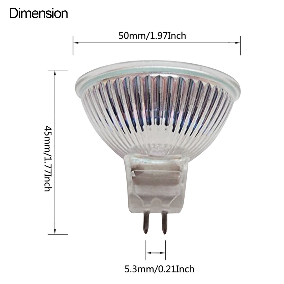 [10] Premium Mr16 bi-pin type 12V 20W emergency light bulb Durable ...