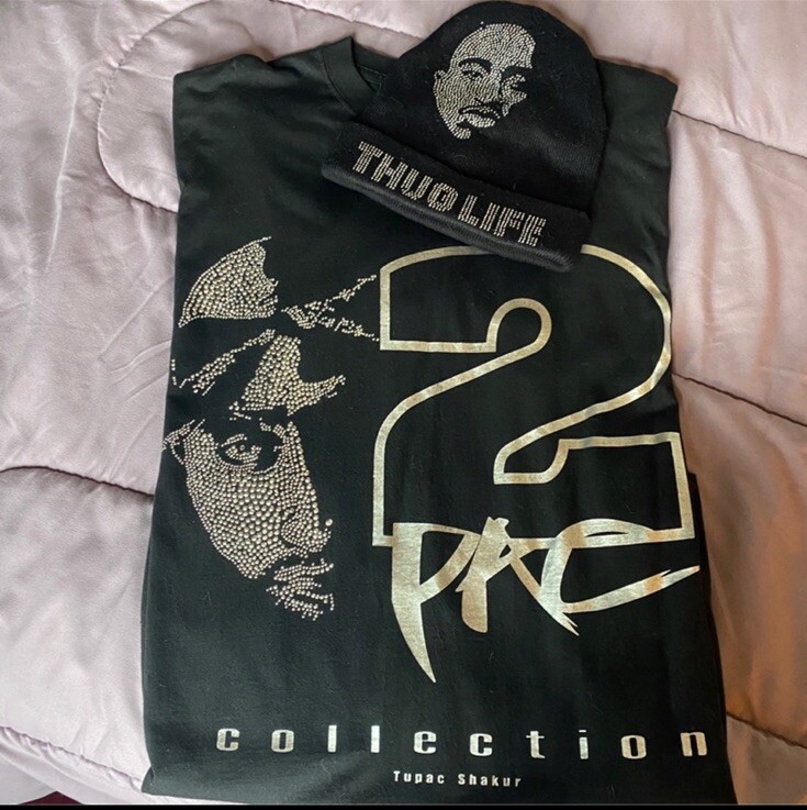 Vintage 2pac Shakur Collection Shirt An Beanie Hat | eBay