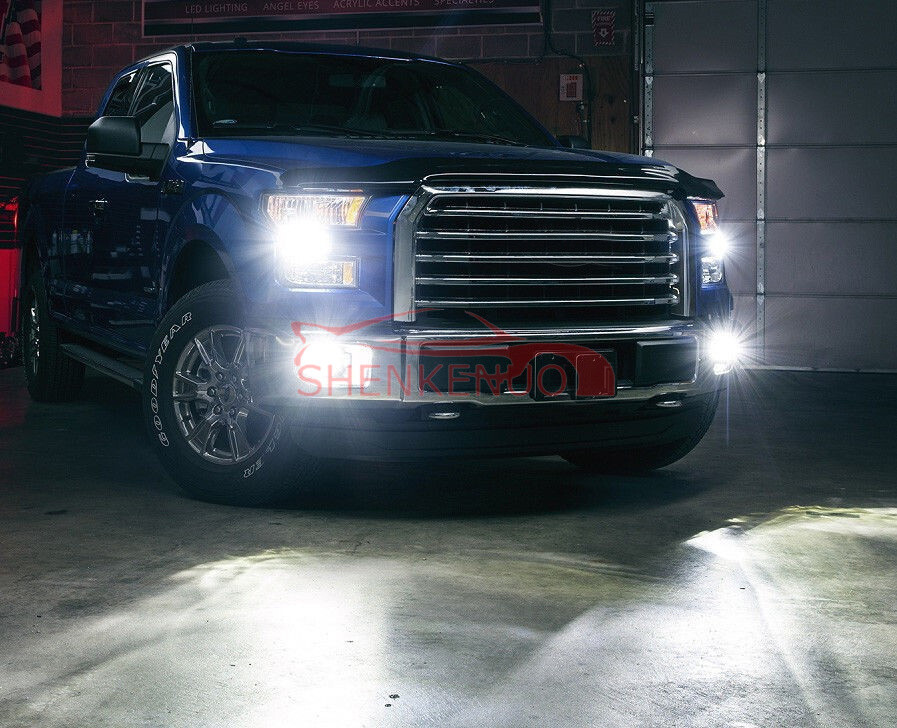 For 1999-2003 Ford F-150 6000K LED Headlight Hi/Low + Fog Light Bulbs ...