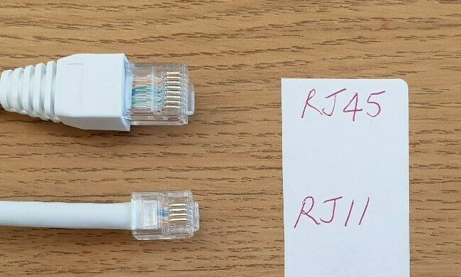 RJ11 RJ45 BT431 HIGH SPEED VDSL CAT5E SOLID COPPER INTERNET CABLE MODEM ...