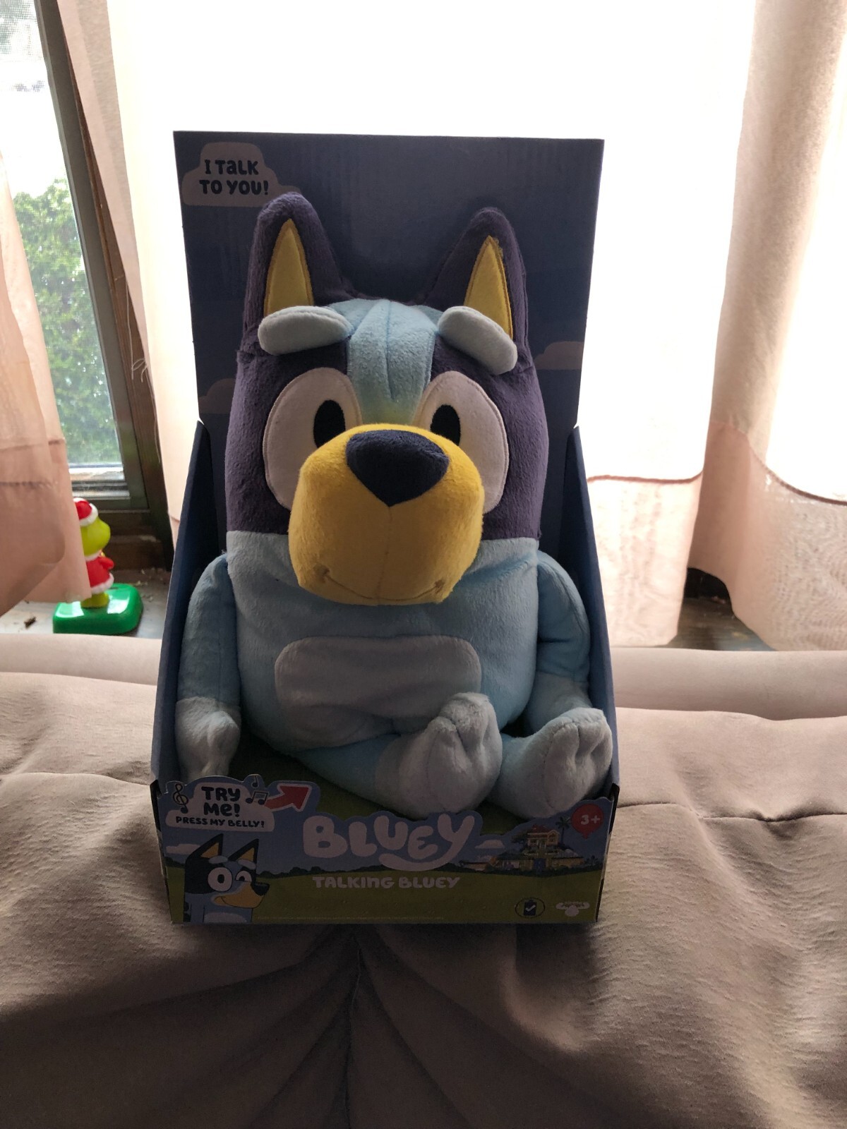 TALKING BLUEY PLUSH 9 PHRASES SING THE BLUEY THEME SONG WITH BLUEY, NEW ...