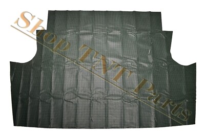 1967-1969 Camaro Trunk Mat Liner Soft Fleece Vinyl Aqua Houndstooth ...