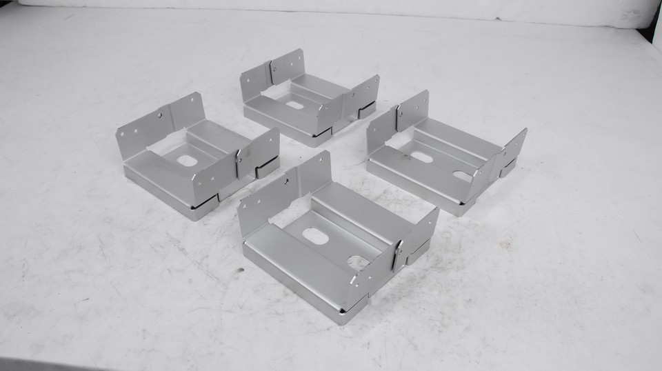 4Pcs 8x8 Concrete Deck Post Anchor Base Adjustable Metal Post Bracket ...