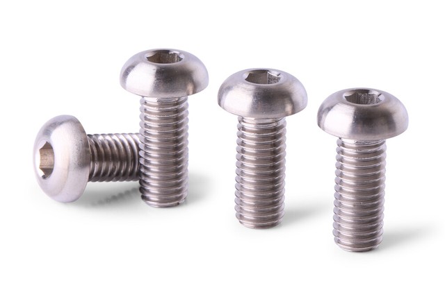 M6x15 Titanium Screws 6al4v Aerospace 4pc Button Head M6x15mm by Acer ...