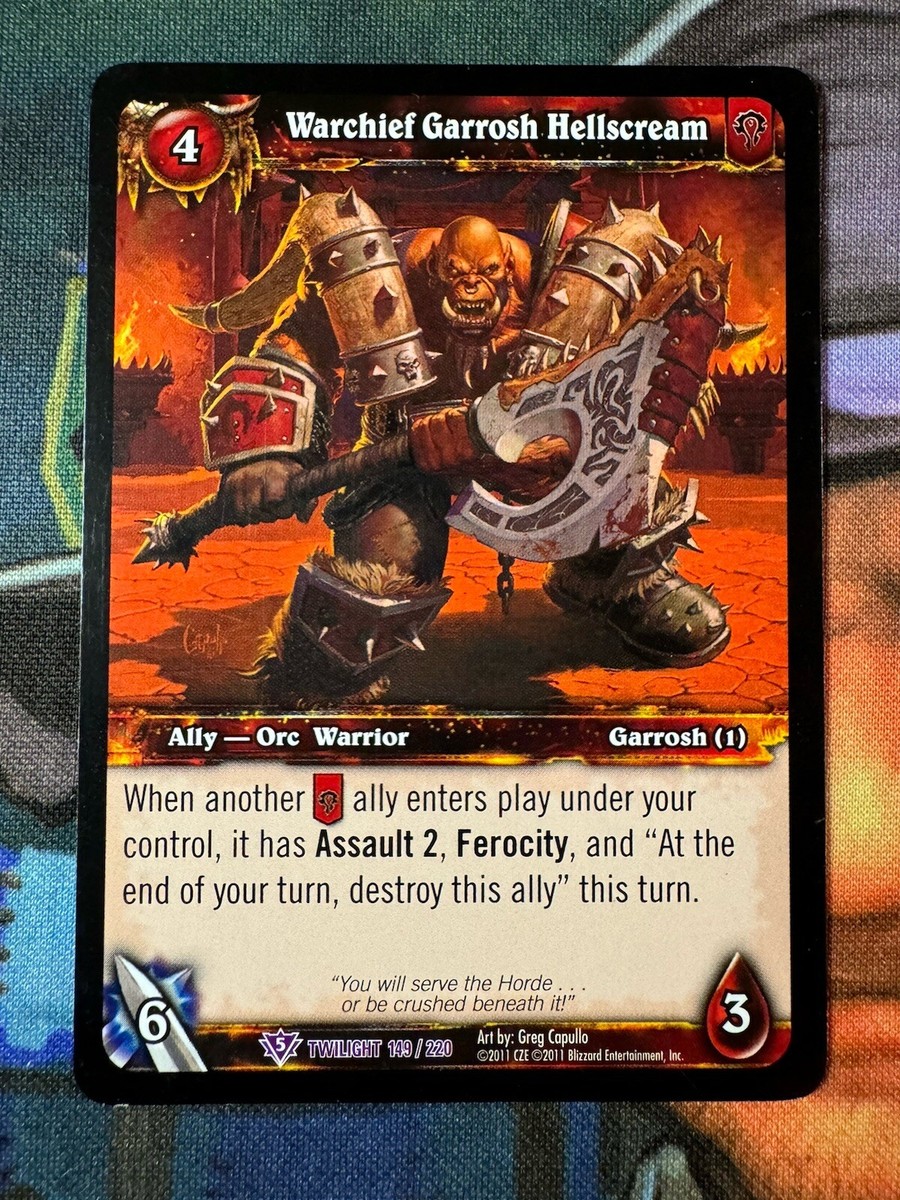 Warcraft Garrosh Hellscream