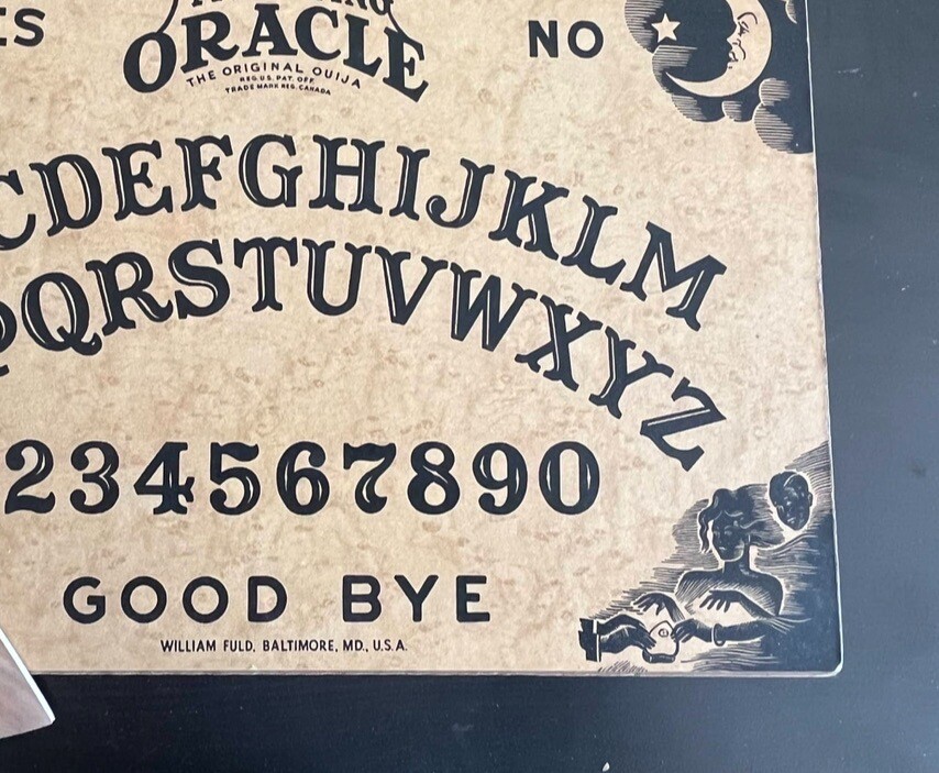 Antique William Fuld Ouija Board Mystifying Oracle and Planchette | eBay