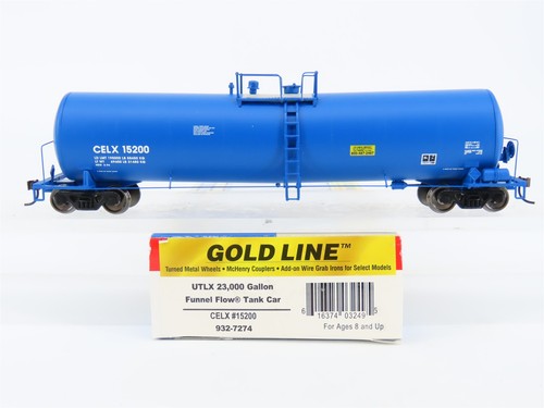 HO Scale Walthers Gold Line 932-7274 CELX Funnel Flow Tank Car #15200 ...