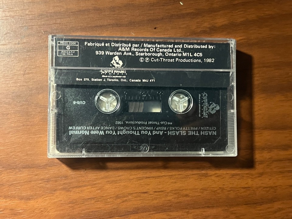 Nash The Slash - And You Thought You Were Normal Cassette Tape | eBay