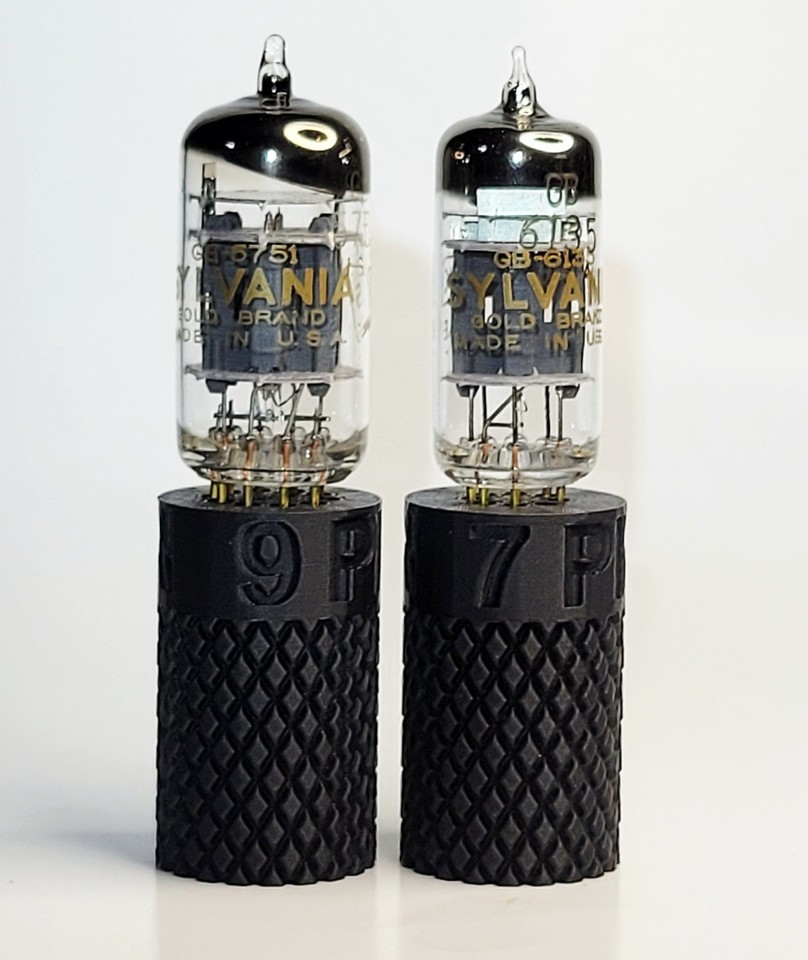 Pocket size Vacuum Tube Pin Straighteners for 7-Pin B7G-Base & 9-Pin ...