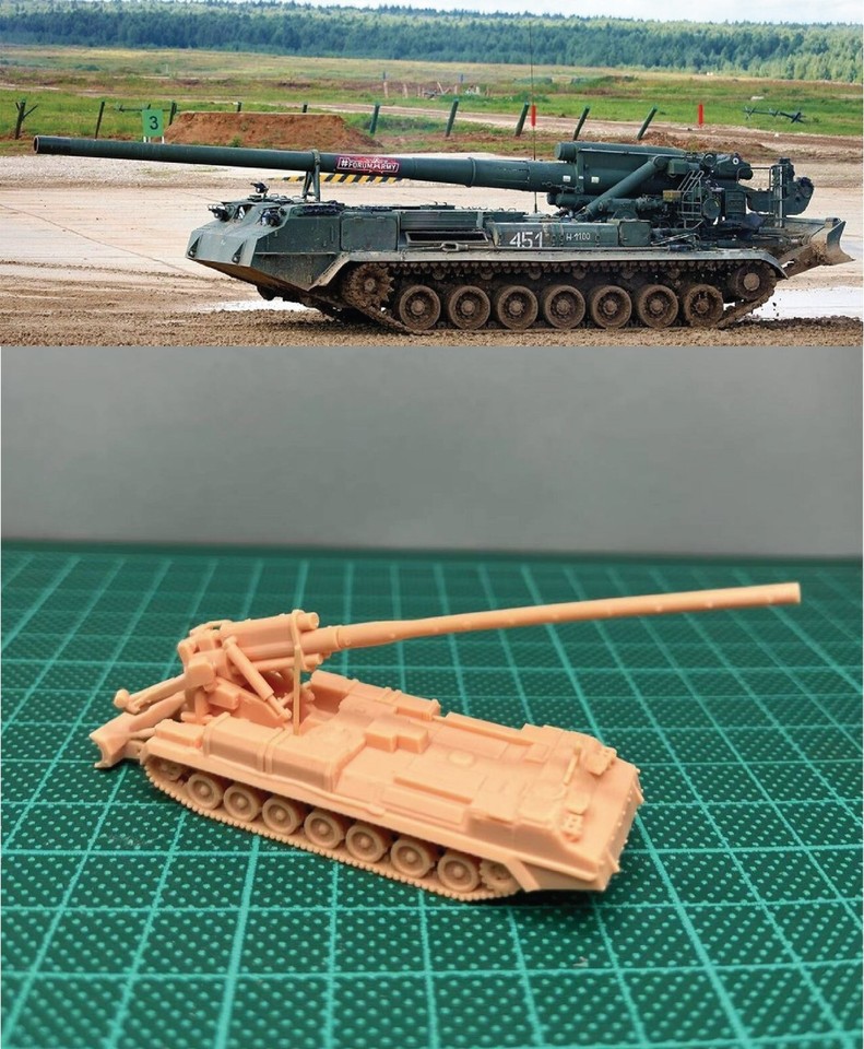 1/144 Russian 2S7 Pion 203mm SPG (fine detail) Resin Kit (RSU471) | eBay