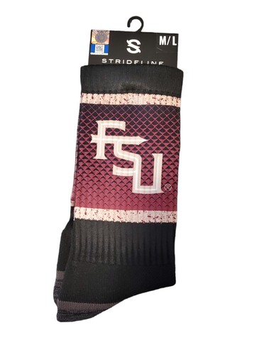 NCAA Florida State Seminoles Strideline Premium Crew Socks Fan Gift | eBay