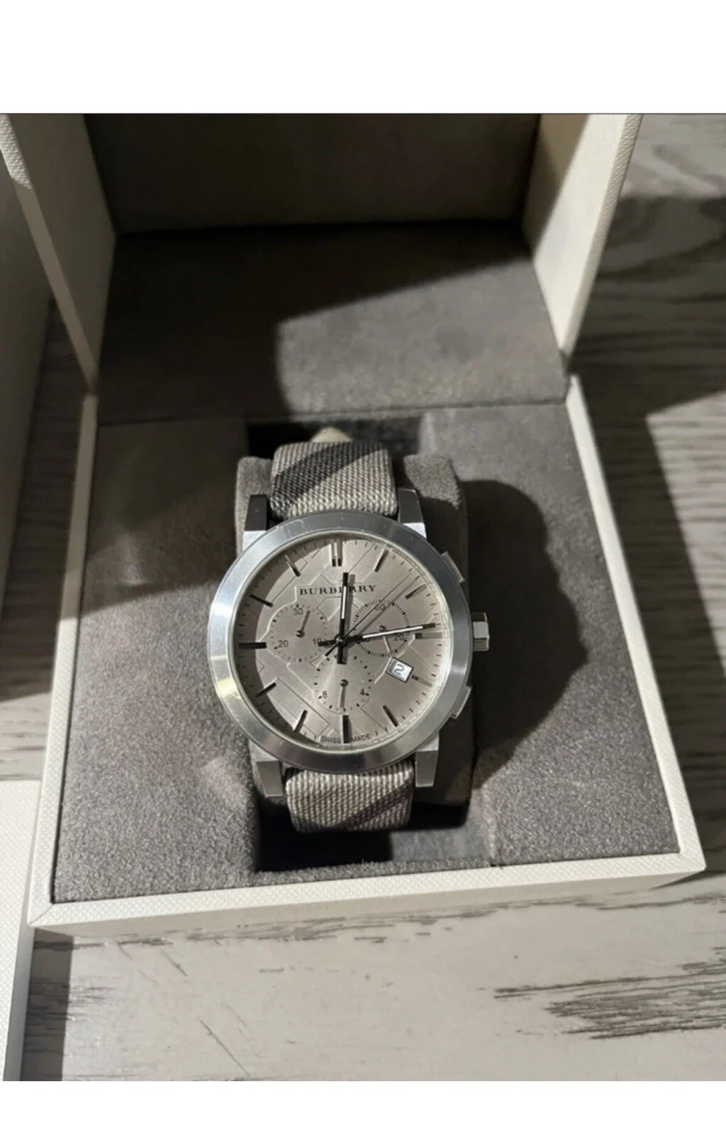 Brand New Burberry BU9358 Nova 42 mm Stainless Steel Chronograph Men's ...