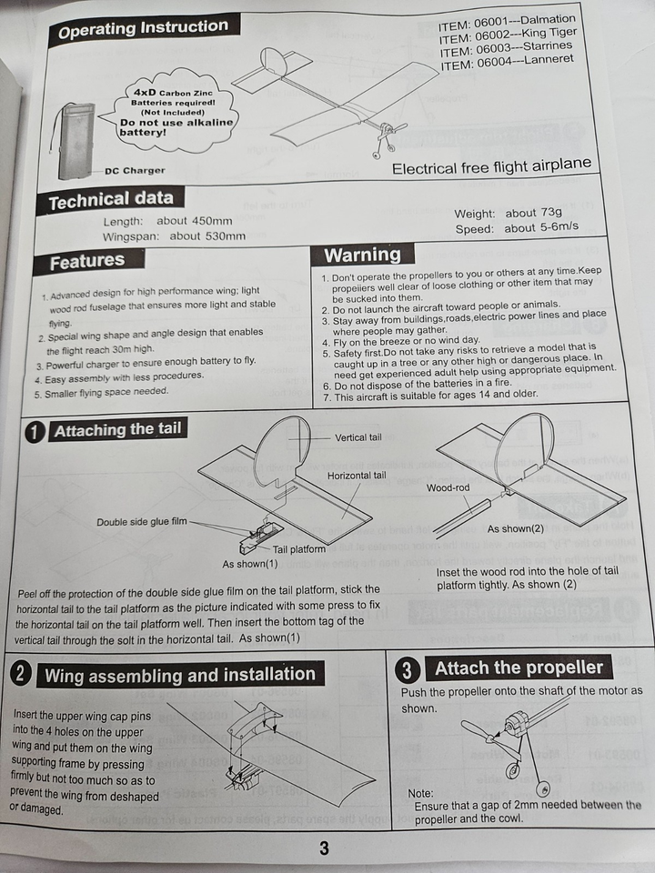 Vintage Capacitor Powered Airplane Model Kit - RARE | eBay