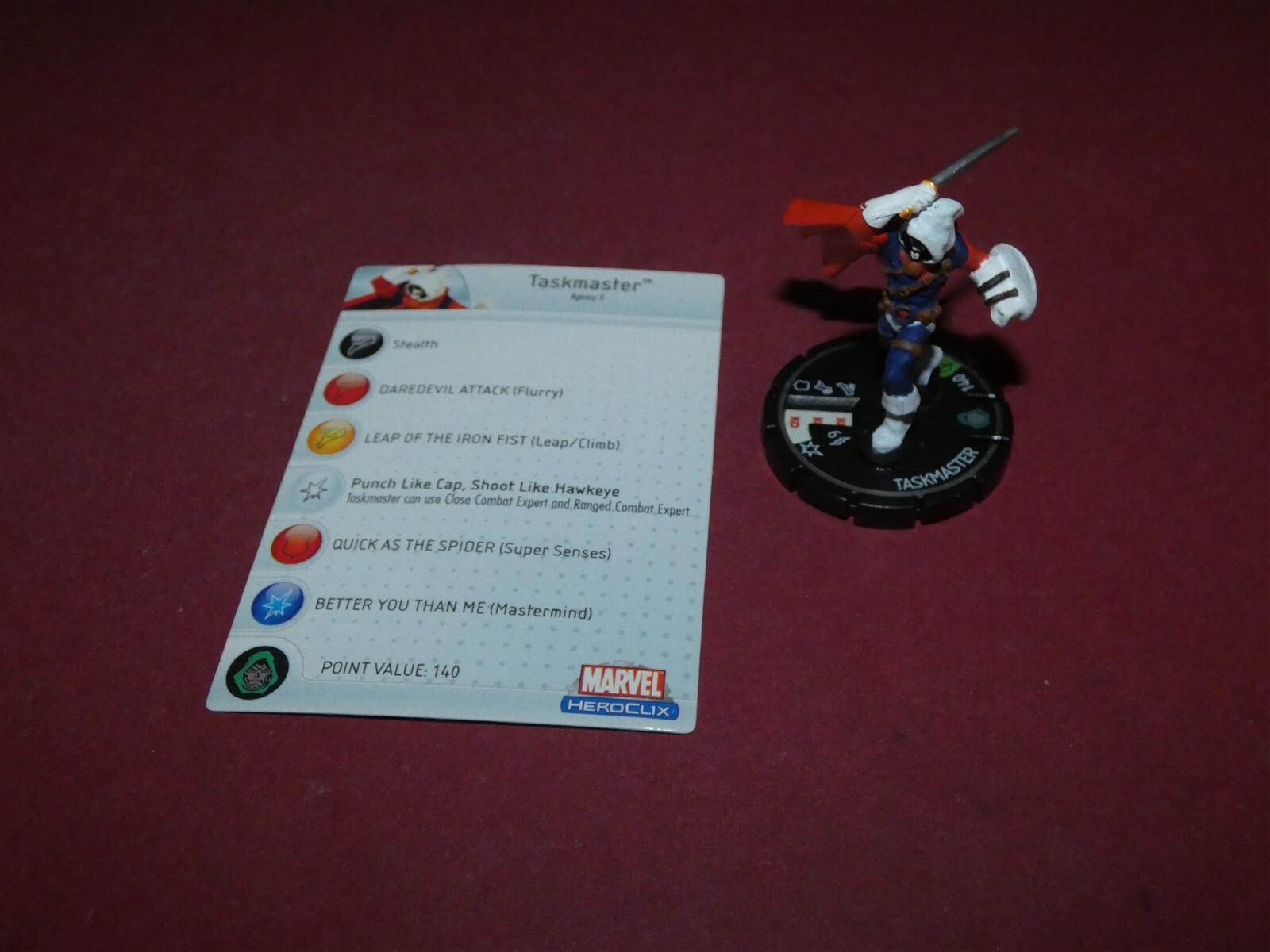 Heroclix: Marvel: Avengers #029: Taskmaster | eBay