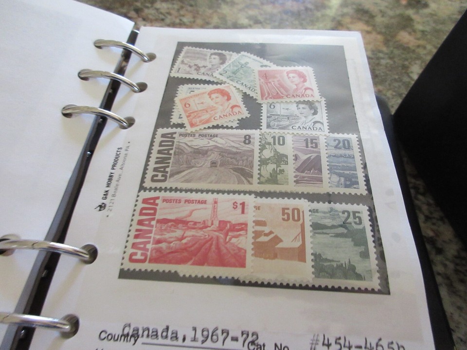 Remaining Dealers Stock of Canada in 7 Books with Face Value of $994.00 ...