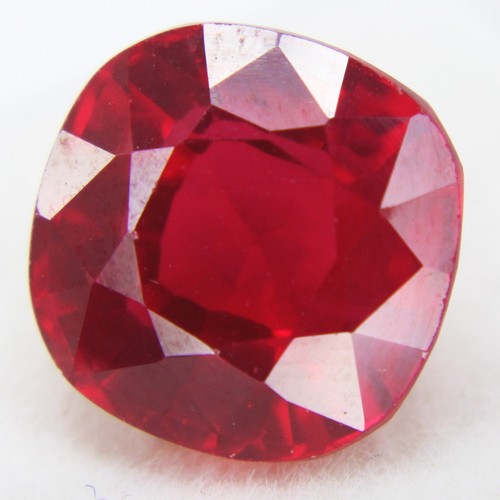 7.95 Ct Natural Red Ruby Eye Clean Cushion Shape Beautiful Loose ...