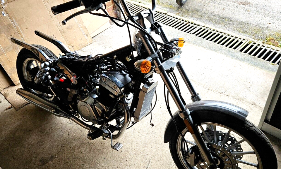 AJS REGAL RAPTOR DD125E-8 2017 125cc ROLLING CHASSIS WITH ENGINE for ...