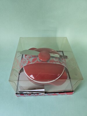 Red Brie Cheese Baker Set, Wild Eye Designs, 2-Piece Baker & Spreader ...