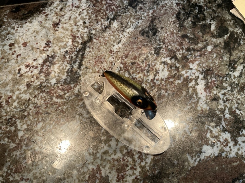 Vintage Heddon River Runt Minnow Fishing Lure Antique Tackle Box Bait ...