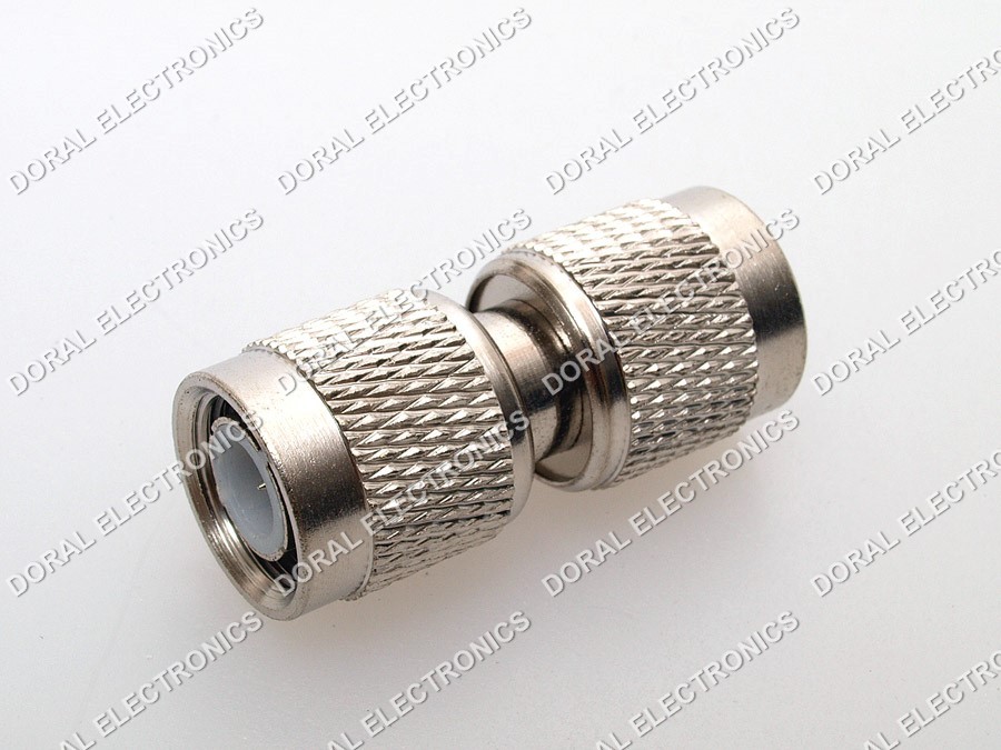 2 PCS TNC Male to TNC Male Coupler Adapter Double Male Plug Converter ...