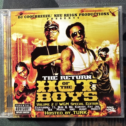 COOLBREEZE Return Of The Hot Boys 2 MIXTAPE Promo CD Lil Wayne Juvenile ...