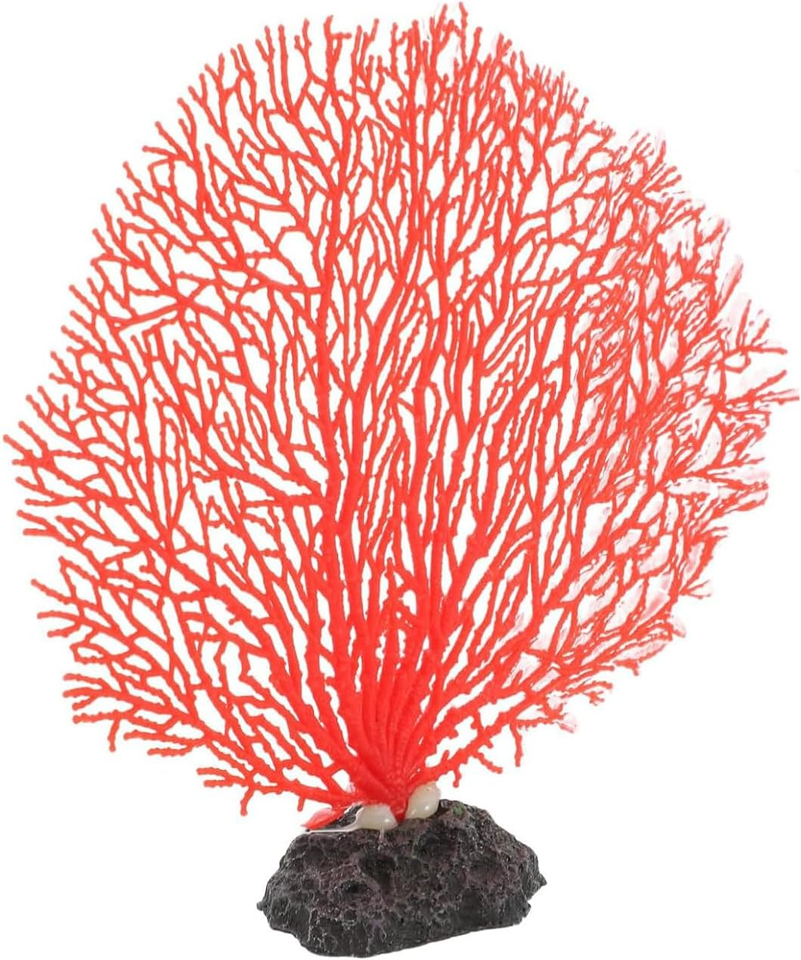 Coral Fish Tank Decorations Fake Coral Reef Decor Artificial Aquarium ...