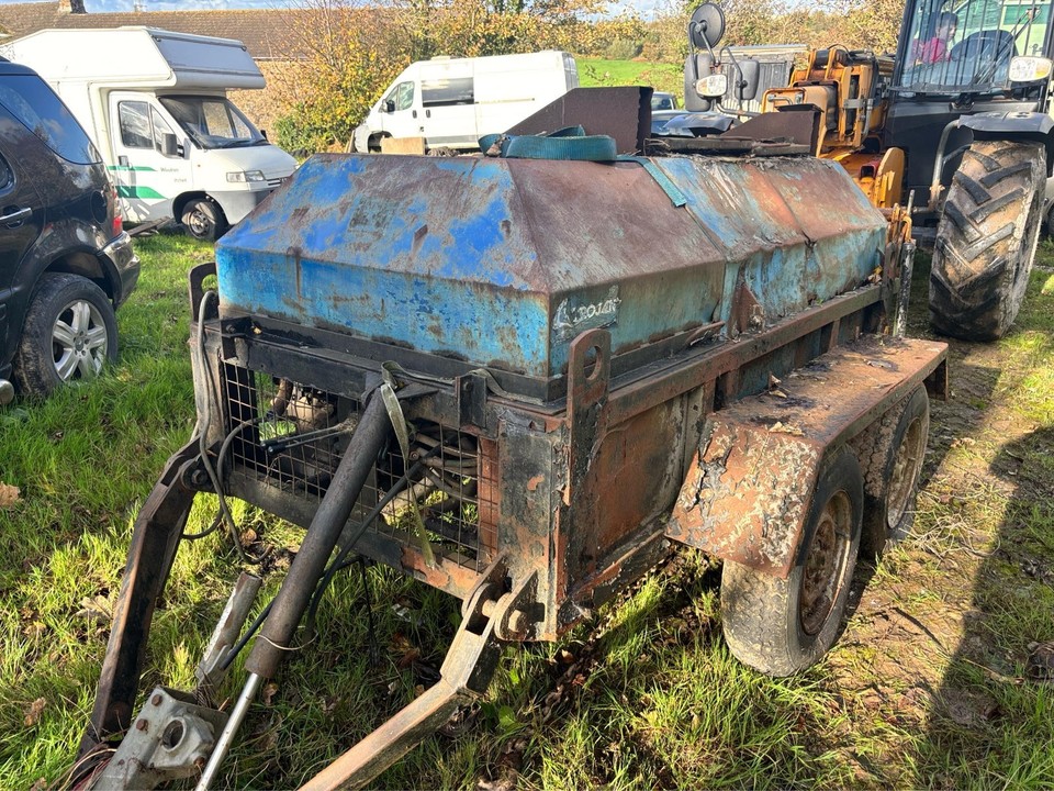 LARGE TWIN AXLE TOWABLE BITUMEN ASPHALT TAR BURNER BOILER | eBay UK