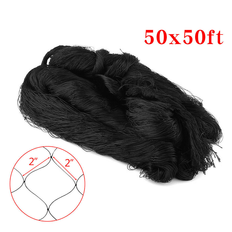 50' x 50' Anti Bird Netting for Poultry Quail Nets Chicken Net Barrier ...