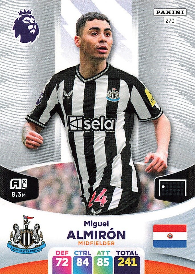 Panini Premier League Adrenalyn XL 2024 2023/24 Base Cards #190 - #369 ...