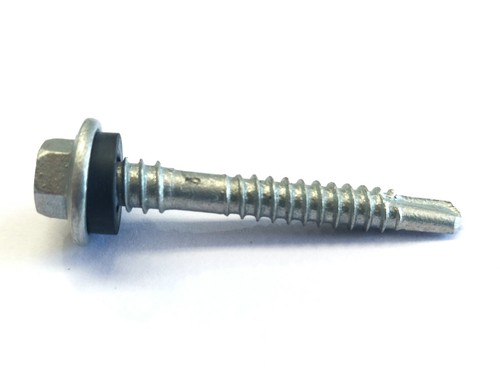 Qty 500 Hex NEO Self Drilling 14g-10 x 65mm Galvanised Screw Tek ...